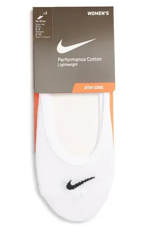 Nike 3-pack No-show Socks - White/black
