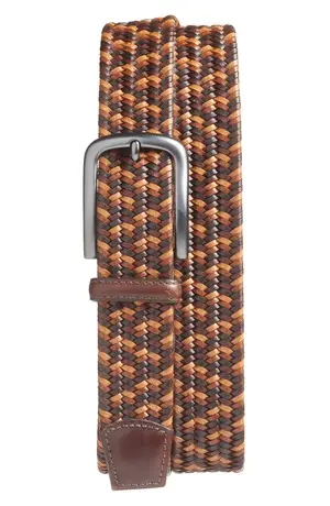 Torino Torino Woven Belt Brown/ Tan/ Cognac