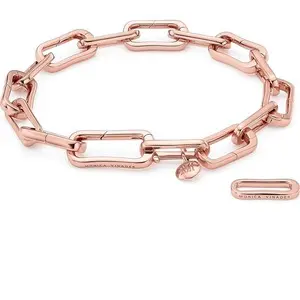 Monica Vinader Monica Vinader Alta Capture Charm Bracelet Rose Gold