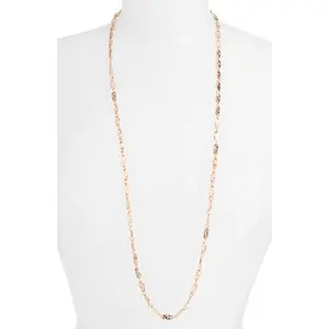 KARINE SULTAN Long Chain Necklace - Rose Gold