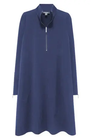 Karen Kane A-line Travel Jersey Dress - Navy