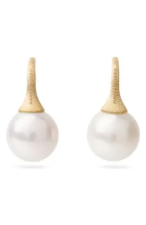 Marco Bicego 18k Gold Freshwater Pearl Drop Earrings Yellow Gold/ Pearl