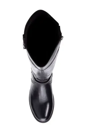 PROPET Leather Knee High Boots With Buckle Detail