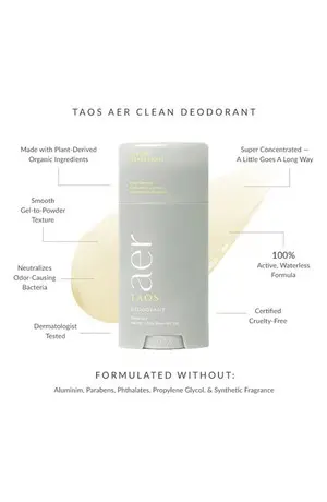 TAOS AER Next-level Deodorant - Ginger Grapefruit