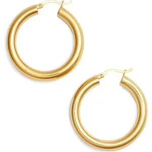 Argento Vivo Hoop Earrings - Gold