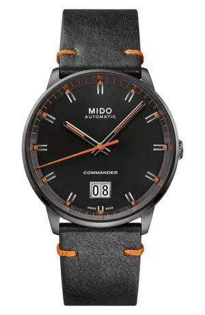 MIDO Commander Big Date Automatic Watch - Black