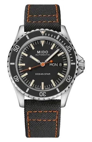 MIDO Ocean Star Tribute Automatic Watch - Silver/black/silver