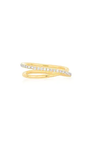Ef Collection Love You Mean It Diamond Ring - Yellow Gold/diamond