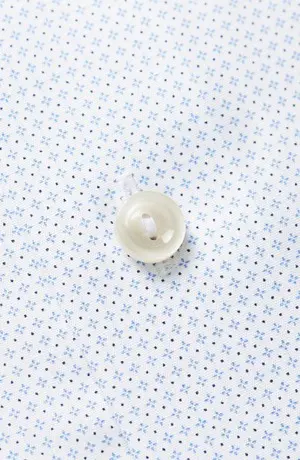 Eton Slim Fit Dot Print Dress Shirt
