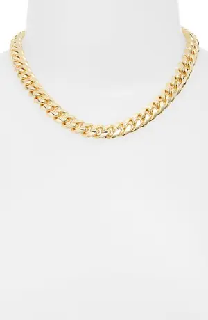 SHYMI Tori Cuban Chain Choker Necklace - Gold