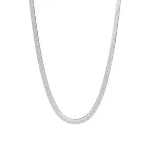 SHYMI Glamour Snake Chain Necklace - Silver