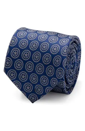 CUFFLINKS, INC. Captain America Silk Neck Tie