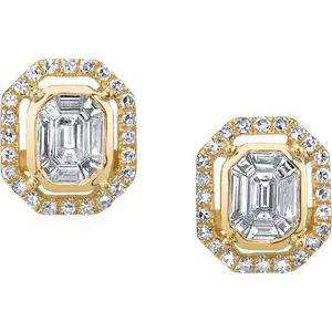 Shay Pavé Halo Earrings