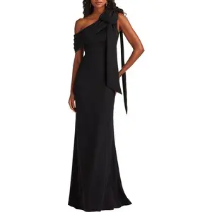 Tadashi Shoji One-shoulder Gown - Black