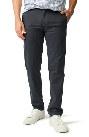 Rodd & Gunn Thomas Road Stretch Cotton Flat Front Chinos - Coal