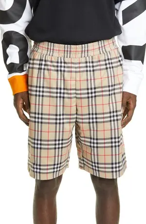 Burberry Debson Check Tech Shorts
