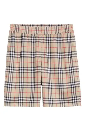Burberry Debson Check Tech Shorts