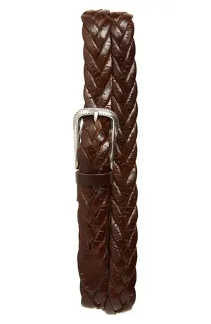 Brunello Cucinelli Brunello Cucinelli Braided Belt Sigaro