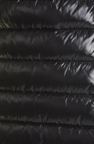 Moncler Moka Water Resistant Long Hooded Down Puffer Parka - Black