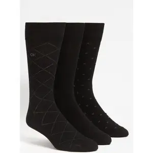 Calvin Klein 3-pack Patterned Dress Socks