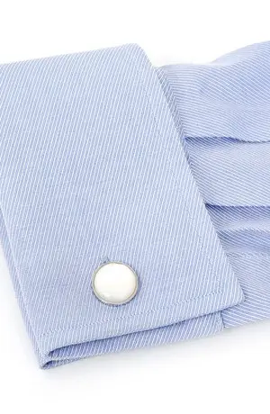 CUFFLINKS, INC. Mother-of-pearl Rhodium - White