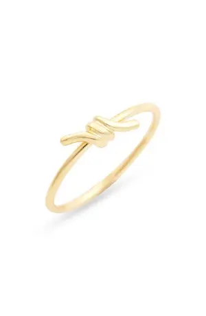 Argento Vivo Barbed Wire Ring - Gold