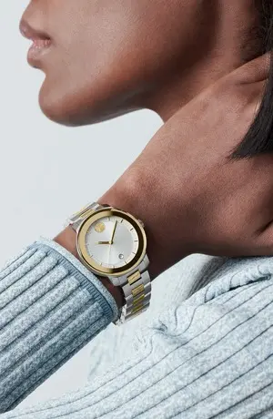 Movado Verso Bracelet Watch - Silver