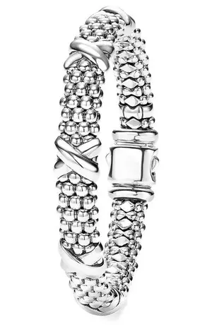 Lagos Signature Caviar Oval Rope Bracelet