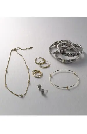 Lagos Signature Caviar Oval Rope Bracelet