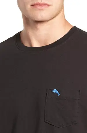 Tommy Bahama New Bali Sky Original Fit Pocket T-shirt - Black