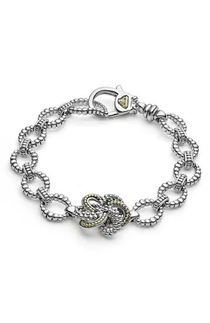 Lagos Love Knot Pendant Bracelet