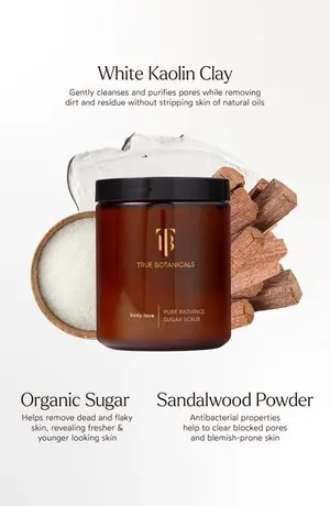True Botanicals Pure Radiance Sugar Scrub