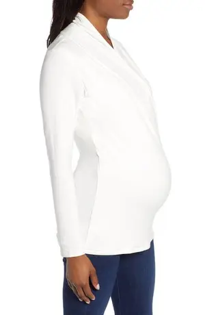 ANGEL MATERNITY Maternity/nursing Top - White