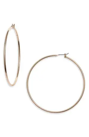 Nordstrom Classic Metal Hoop Earrings - Gold