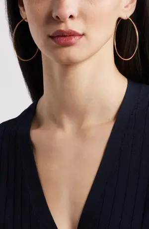 Nordstrom Classic Metal Hoop Earrings - Gold