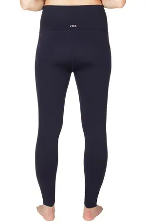 MODERN ETERNITY Seamless Yoga Maternity Leggings - Navy