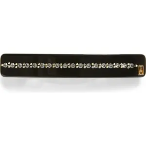 Alexandre De Paris Crystal Barrette - Black