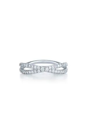 Kwiat Fidelity Crossover Diamond Band Ring - White Gold