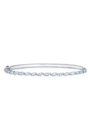 Kwiat Eclipse Marquise Diamond Bangle - White Gold