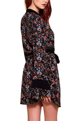 HAUTY Floral Challis Robe