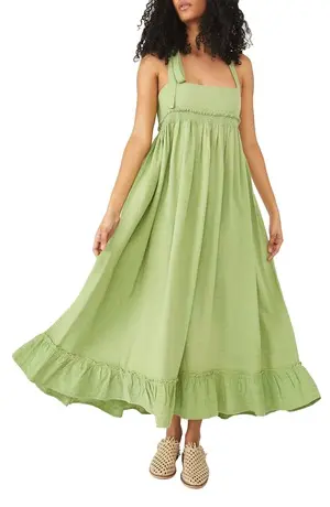 chinese dress ladies Farm Rio Printed Organic Cotton Maxi Dress