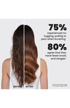 TANGLE TEEZER Large Ultimate Detangler Hairbrushthick To Wavy - Vanilla Latte