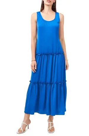 Vince Camuto Sleeveless Tiered Maxi Dress
