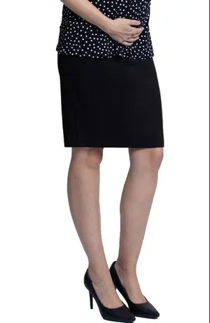 ANGEL MATERNITY Ponte Pencil Skirt