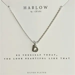 NASHELLE Nashelle Initial Charm Pendant Necklace