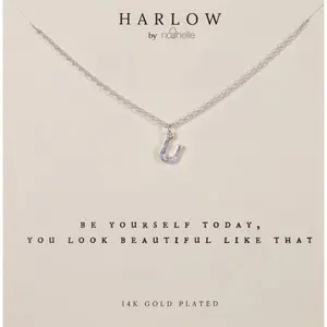 NASHELLE Nashelle Initial Charm Pendant Necklace