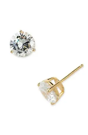 Nordstrom Cubic Zirconia Stud Earrings - Gold