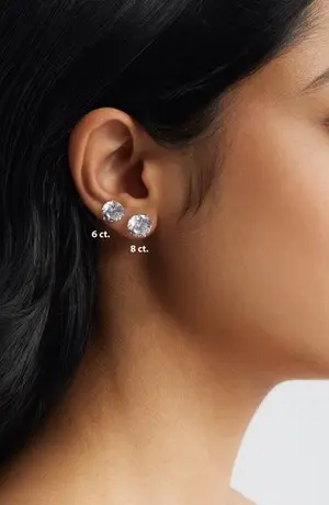 Nordstrom Cubic Zirconia Stud Earrings - Gold