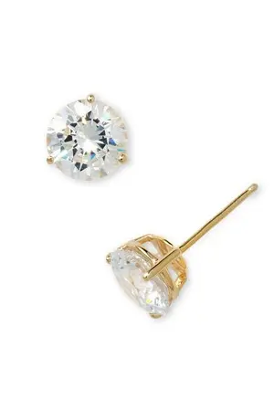 Nordstrom Cubic Zirconia Stud Earrings - Gold