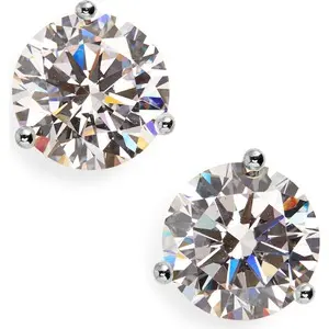 Nordstrom Cubic Zirconia Stud Earrings - Platinum